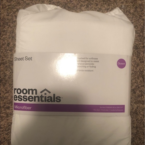 Room Essentials | Bedding | Room Essentials Qsheet Sets White | Poshmark